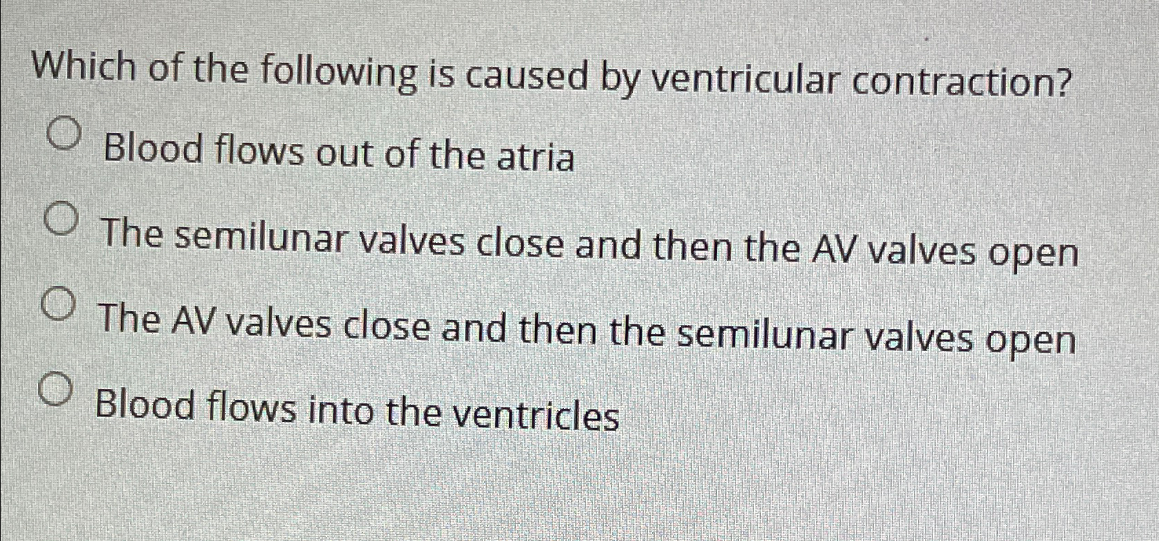 Solved Which of the following is caused by ventricular | Chegg.com