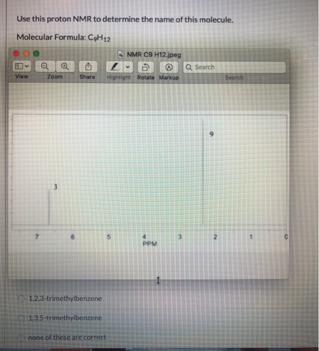 Solved Use this proton NMR to determine the name of this | Chegg.com