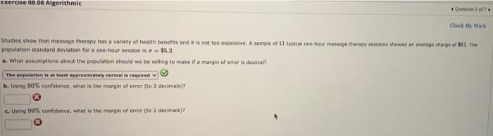 Solved Exercise 08.08 Algorithmic . Dustin 7 Check My Work | Chegg.com