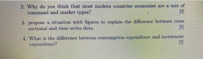 Solved 2. Why do you think that most modern countries | Chegg.com