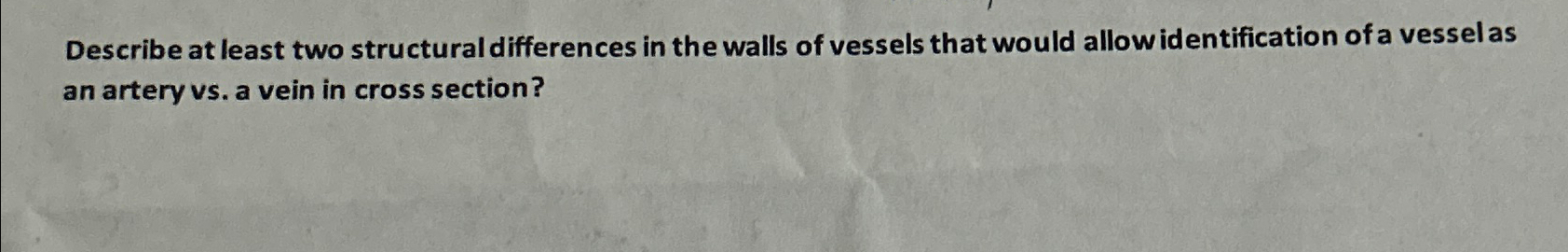 Solved Describe at least two structural differences in the | Chegg.com