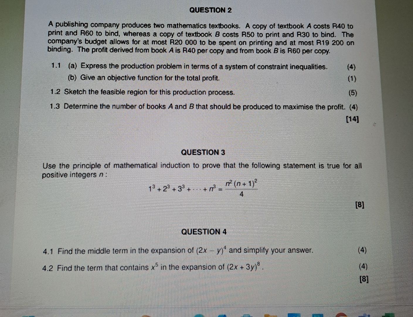 Solved QUESTION 2A publishing company produces two | Chegg.com