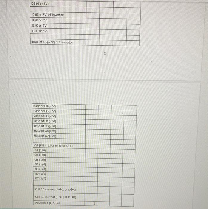 Solved 2 Phase Stepper Motor Driver Circuit Homework 1. See | Chegg.com