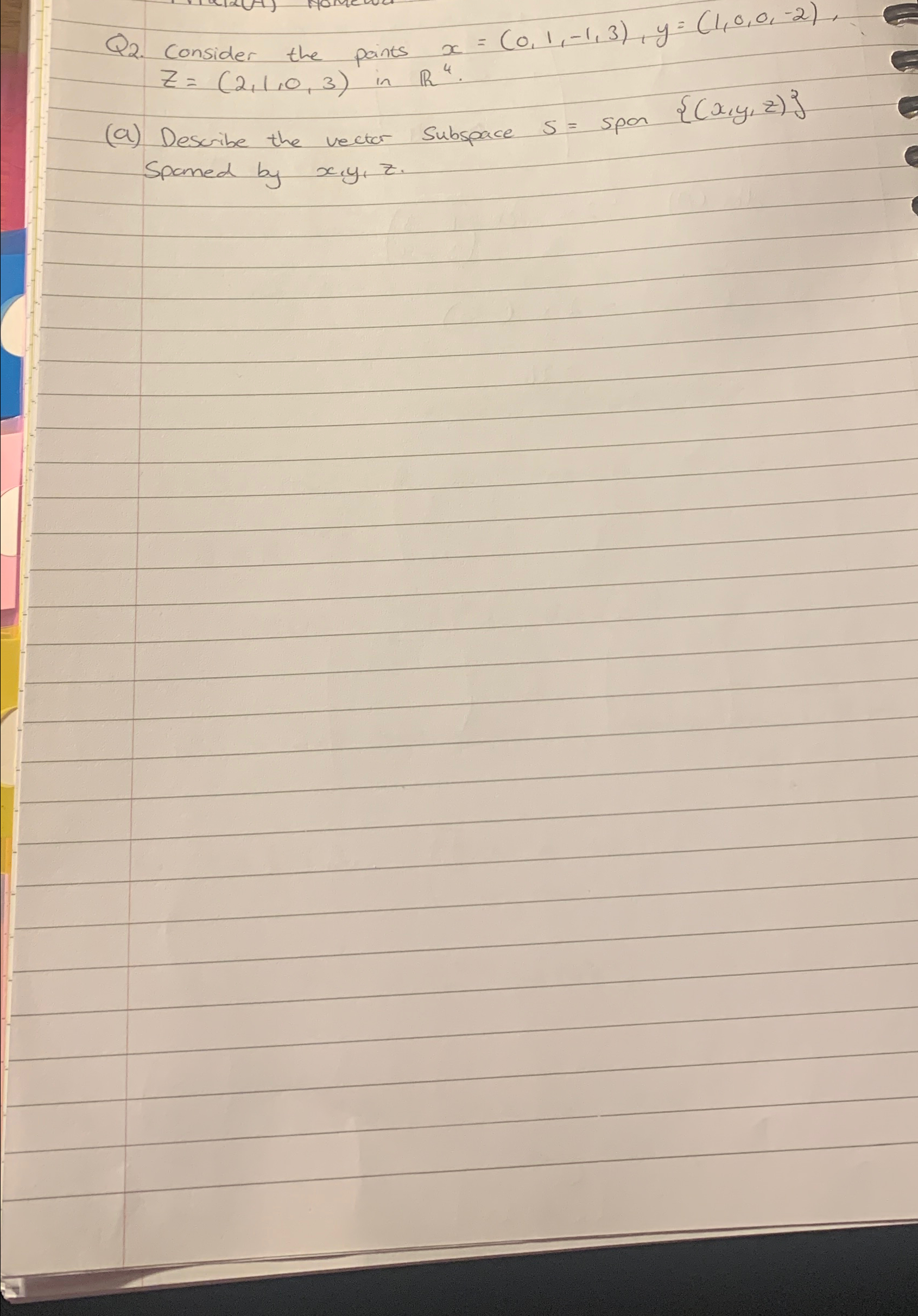 Solved Q2. ﻿Consider the paints | Chegg.com