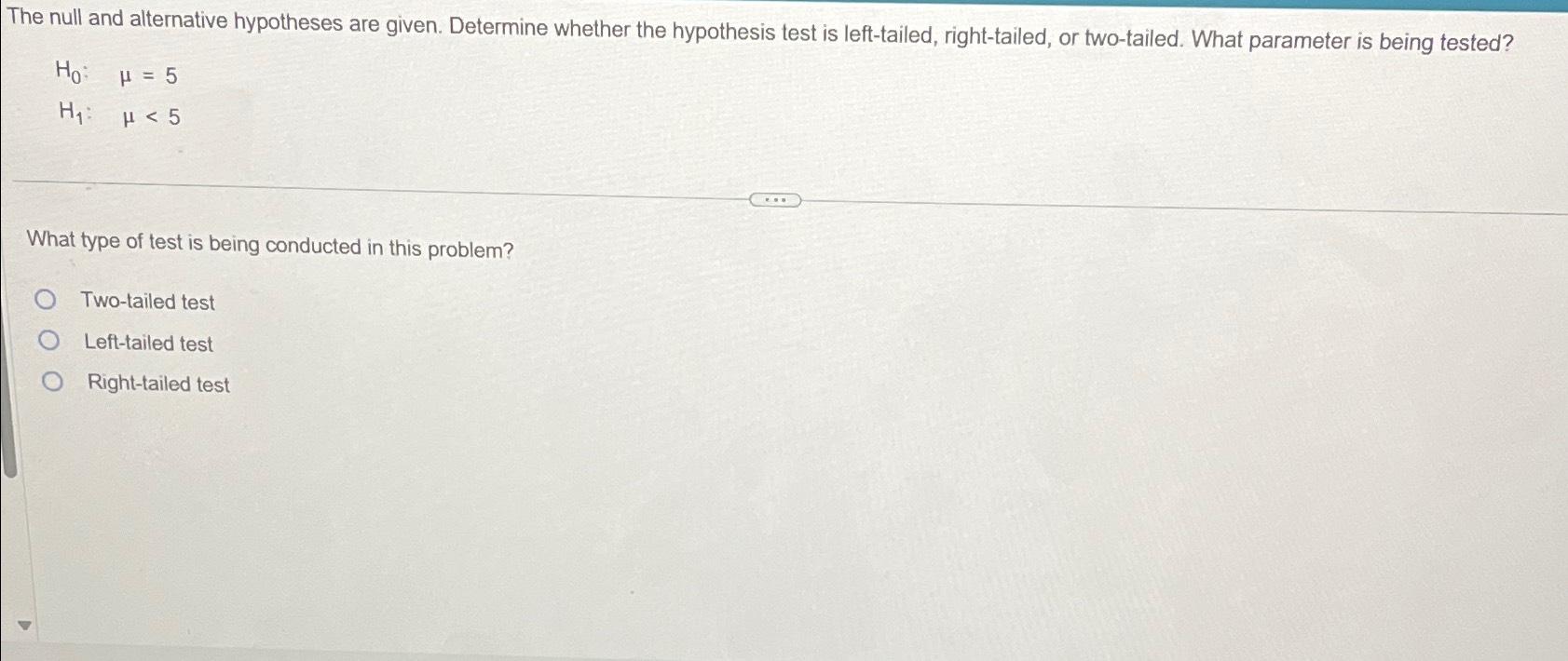 Solved The null and alternative hypotheses are given. | Chegg.com