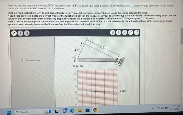 Solved Leg BC on the framework can be designed to extend | Chegg.com