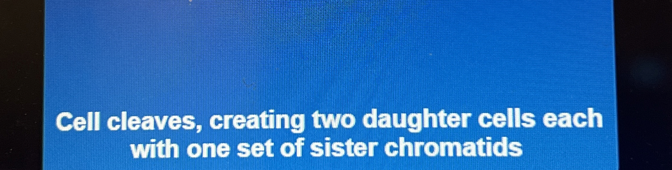 Solved Cell cleaves, creating two daughter cells each with | Chegg.com