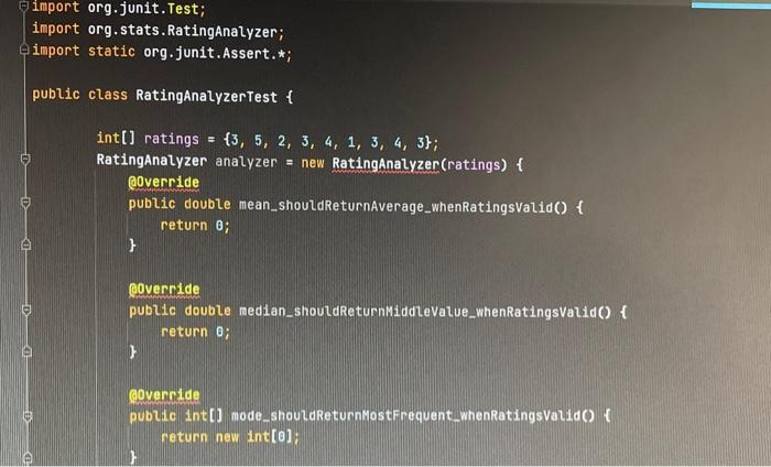 Solved NEEDS TO WORK AND PASS METHODS ALL DO NOT PASS WHEN | Chegg.com