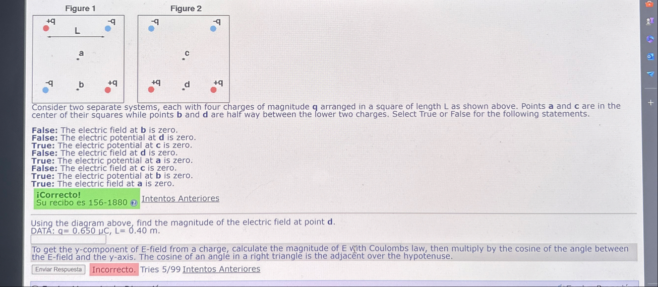 consiaer two separate systems, eacn with rour charges | Chegg.com