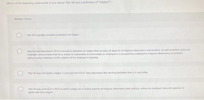 Solved Which of the following statements is true about Title | Chegg.com
