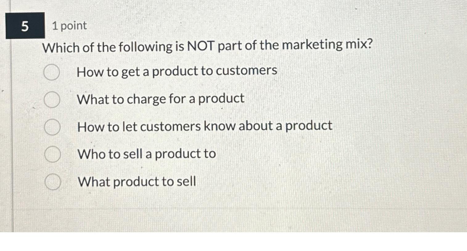 Solved 51 ﻿pointWhich of the following is NOT part of the | Chegg.com