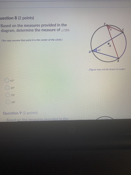 Solved uestion 8 (2 points) Based on the measures provided | Chegg.com Solved uestion 8 (2 points) Based on the measures provided | Chegg.com