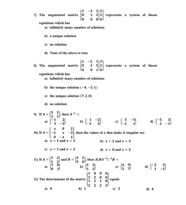 Solved please i want to solve all the questions !please I | Chegg.com