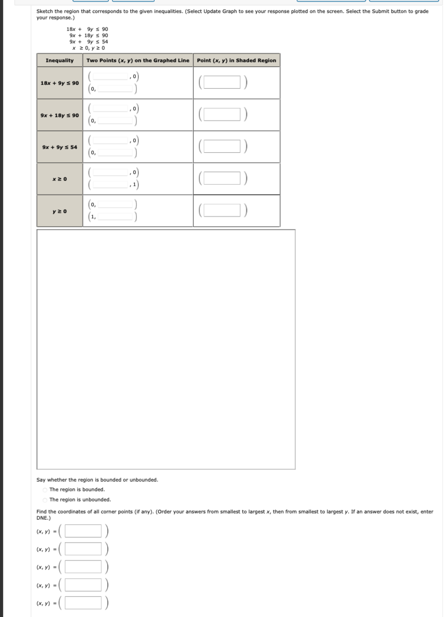 Solved Sketch the region that corresponds to the given | Chegg.com