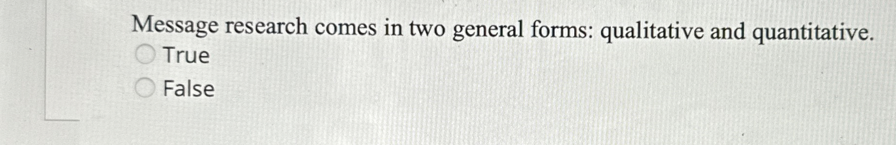 High Quality SOLUTION Message research comes in two general forms: | Chegg.com