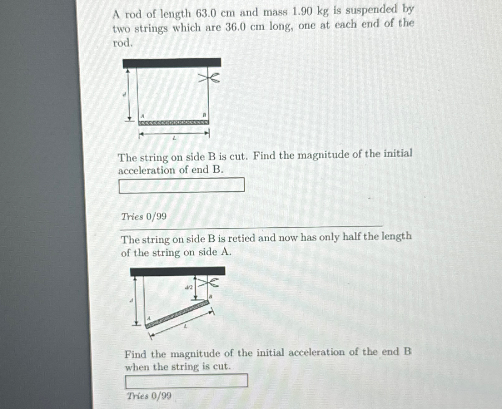 Solved Can someone answer this physics exercise? | Chegg.com