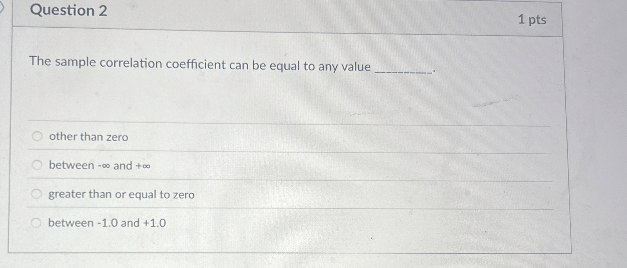 Solved Question 2The sample correlation coefficient can be | Chegg.com