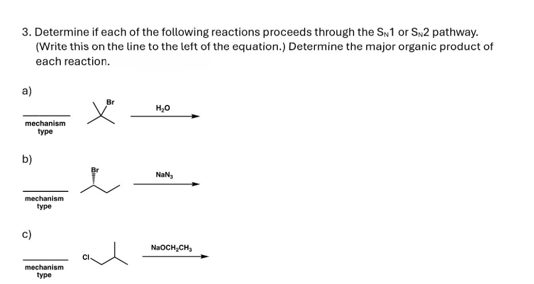 Determine if each of the following reactions | Chegg.com