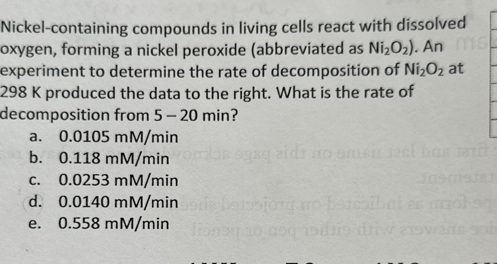 Solved Nickel-containing compounds in living cells react | Chegg.com