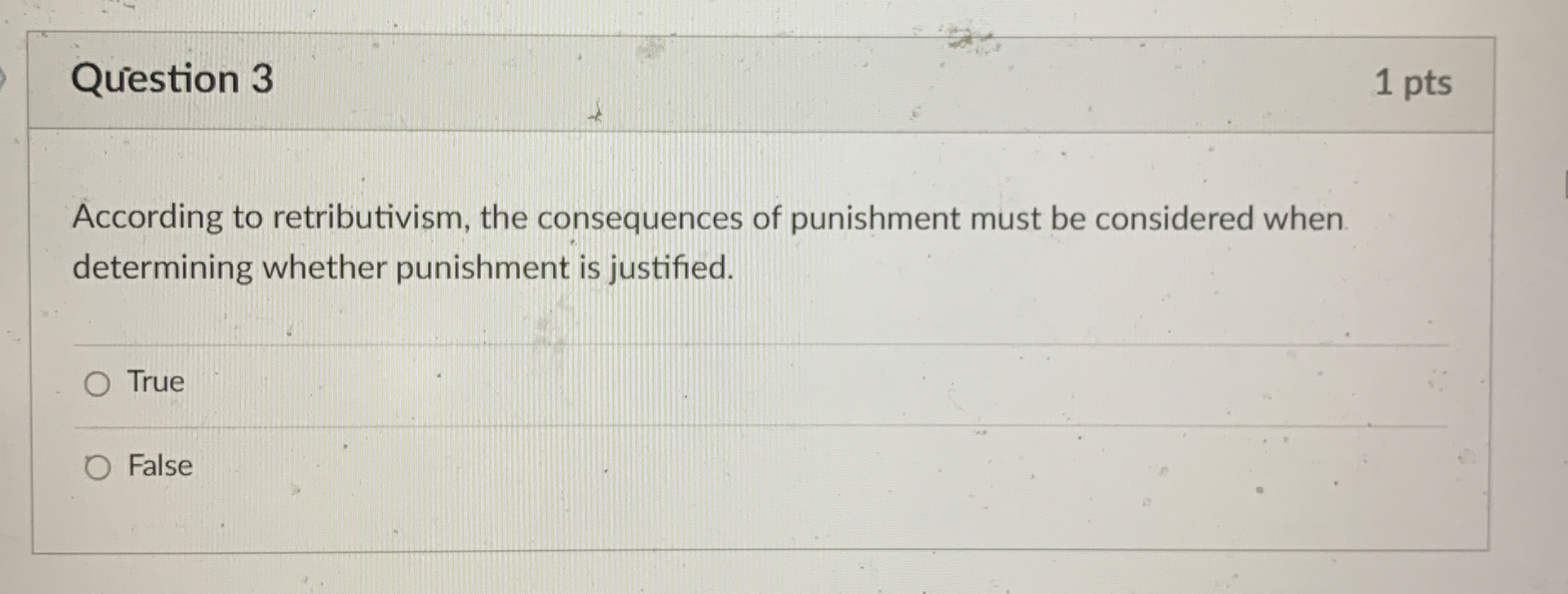 Solved Qưestion 31 ﻿ptsAccording to retributivism, the | Chegg.com