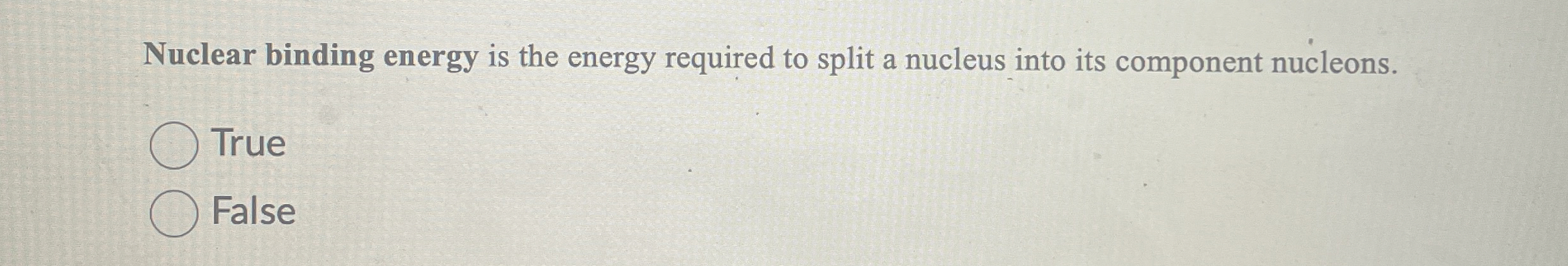 Solved Nuclear binding energy is the energy required to | Chegg.com