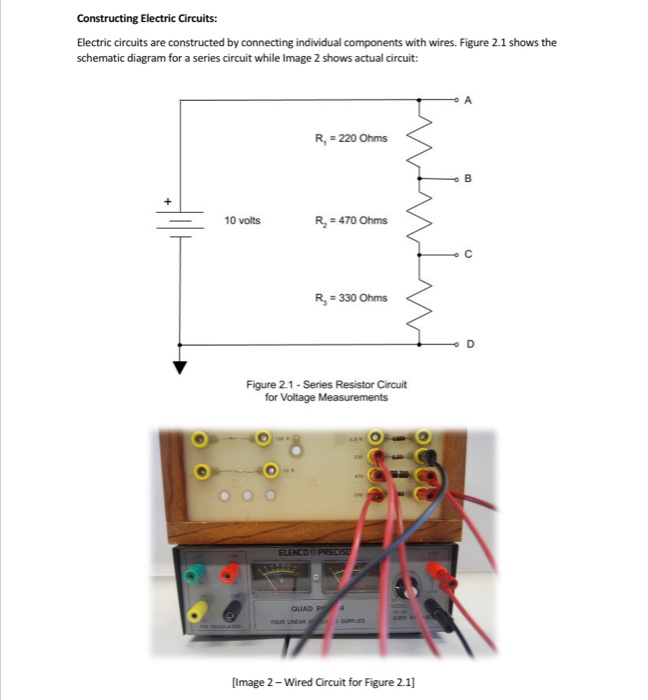 Solved Constructing Electric Circuits Electric Circuits Are