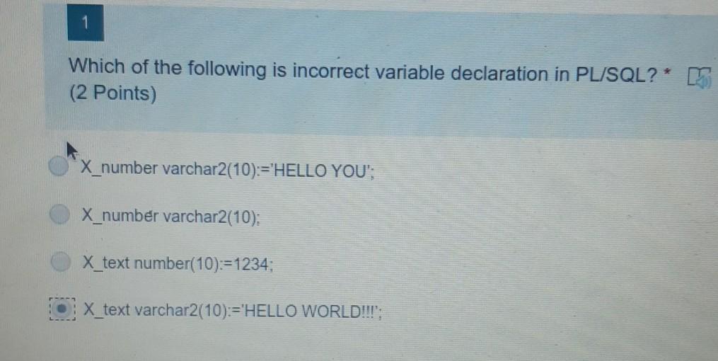 Solved Which of the following is incorrect variable | Chegg.com