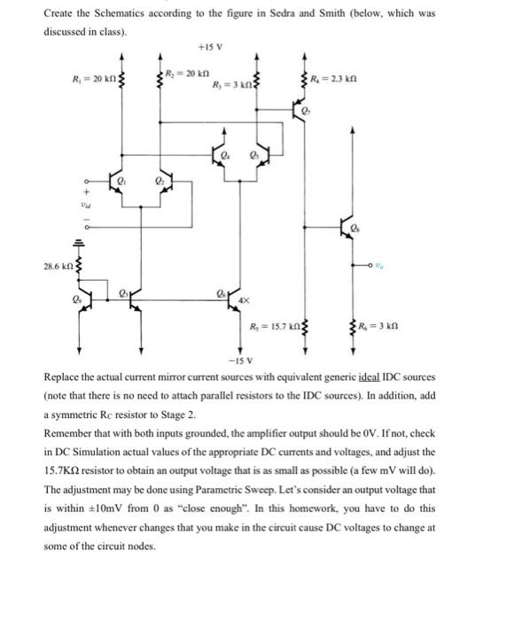 Solved Create the Schematics according to the figure in | Chegg.com