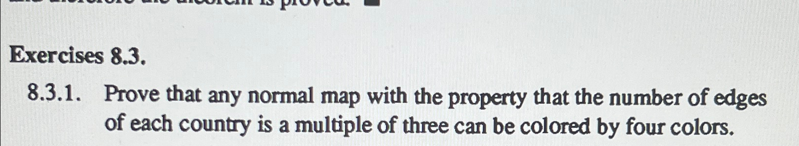 Solved Exercises 8.3.8.3.1. ﻿Prove that any normal map with | Chegg.com