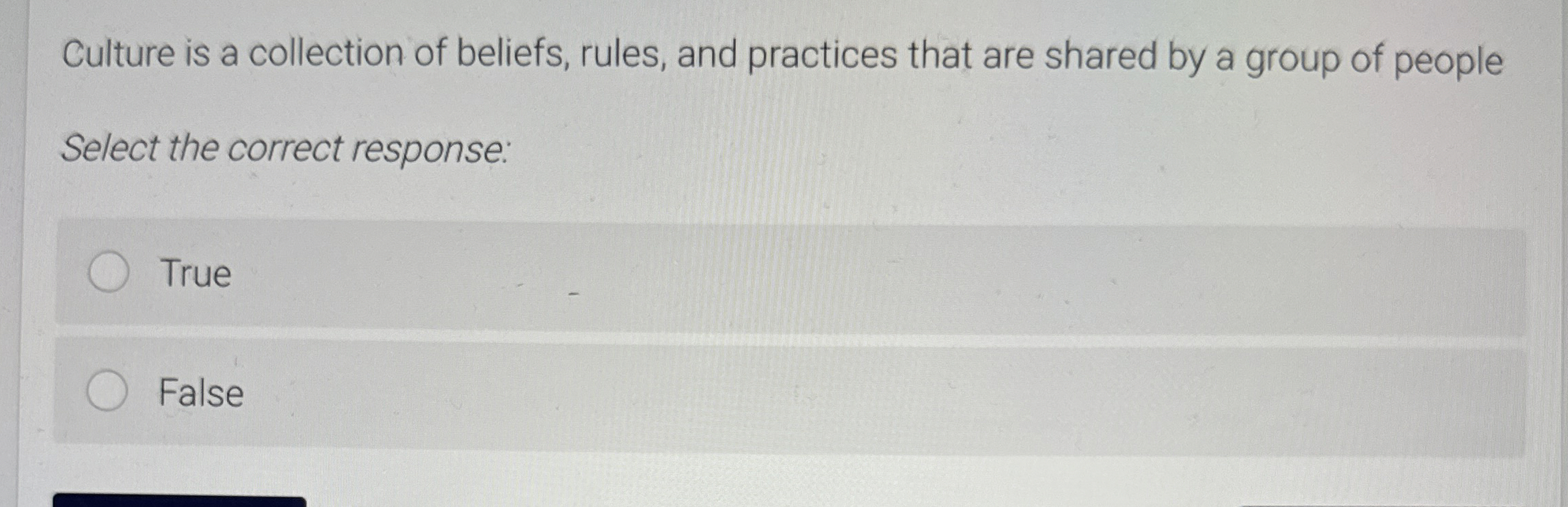 Solved Culture is a collection of beliefs, rules, and | Chegg.com