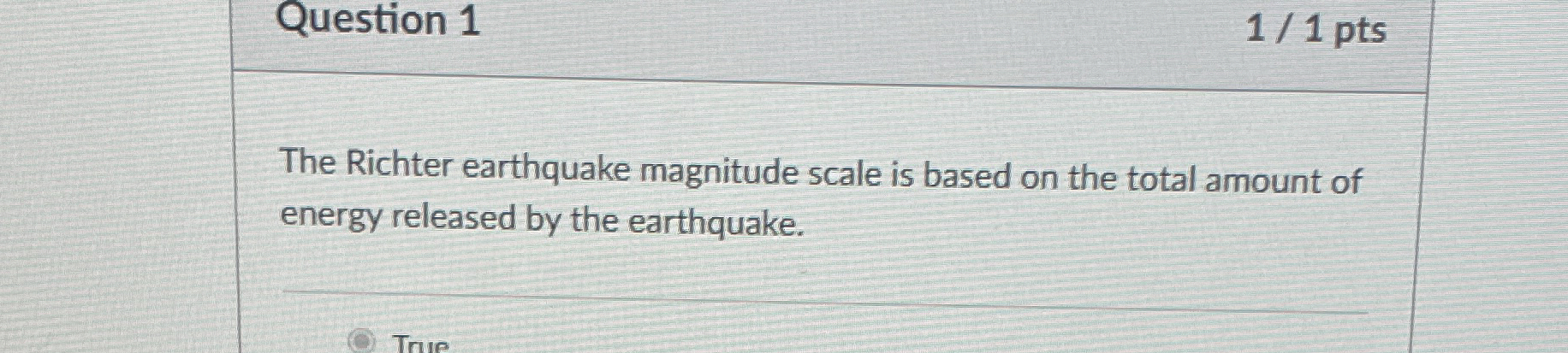 Solved The Richter earthquake magnitude scale is based on | Chegg.com