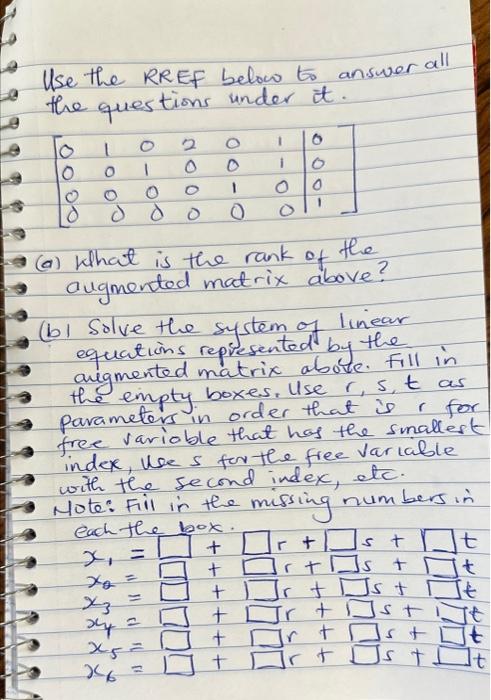 Solved In part (b) fill in the missing numbers in each box | Chegg.com
