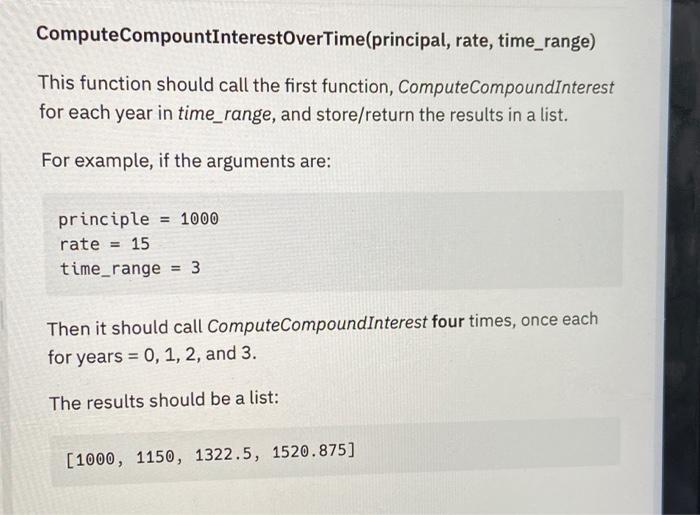 Solved Functions To Implement | Chegg.com