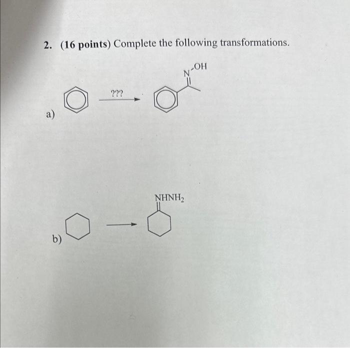 Solved 2. (16 points) Complete the following | Chegg.com Solved 2. (16 points) Complete the following | Chegg.com
