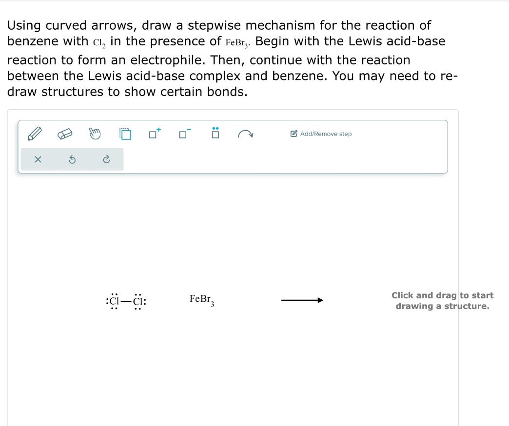 Solved Using curved arrows, draw a stepwise mechanism for | Chegg.com