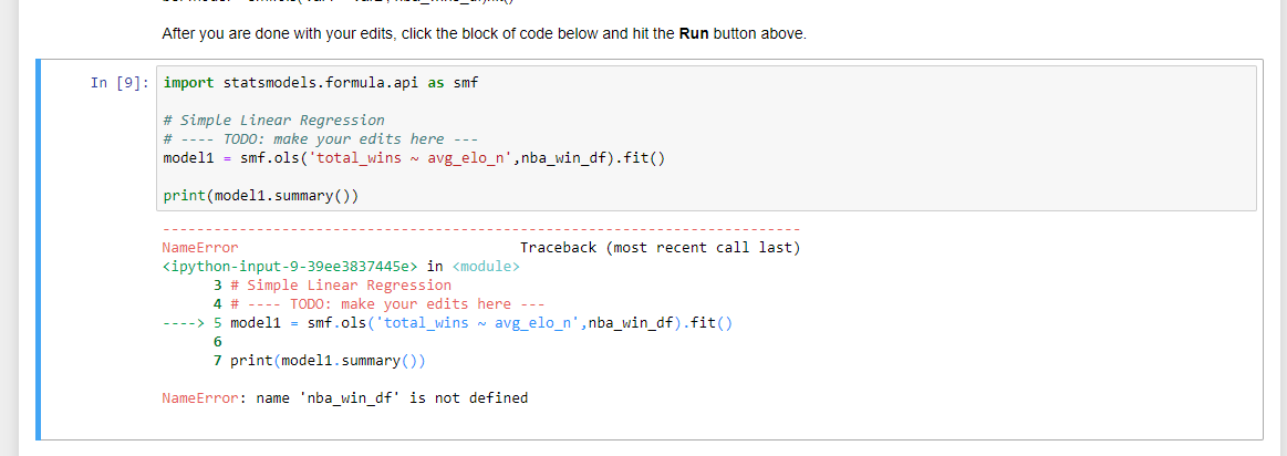 Solved Step 3: Simple Linear Regression: Predicting the | Chegg.com