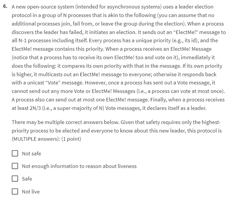 Solved A new open-source system (intended for asynchronous | Chegg.com