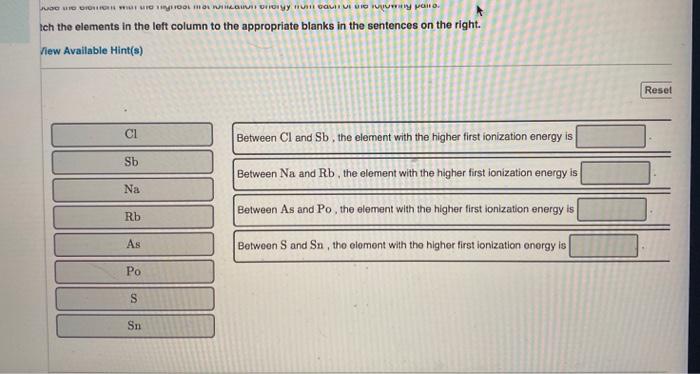 Solved Review Constants 1 Periodic Table elements from | Chegg.com