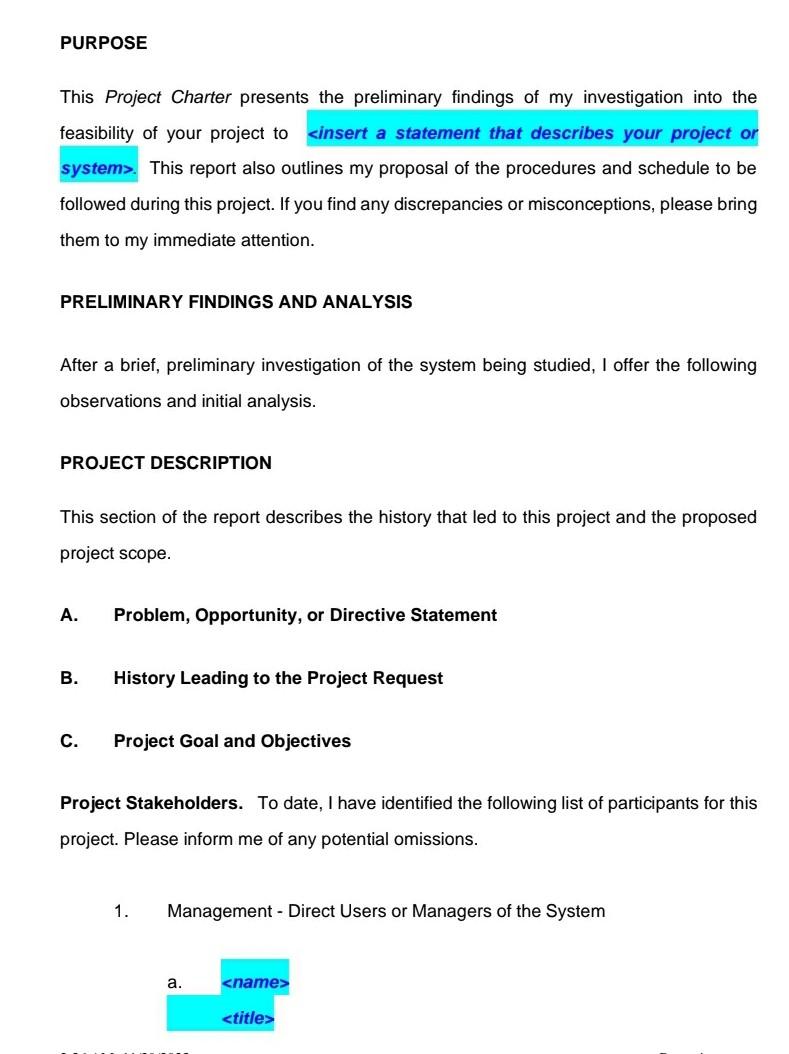 PURPOSE OF TEMPLATE This document serves as a | Chegg.com