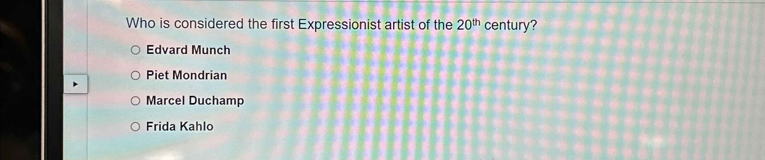 Solved Who is considered the first Expressionist artist of | Chegg.com
