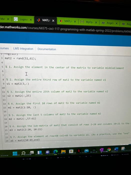 Solved Mal x 2 Logou x MATL X MATU X M MyOpx An Angeli x for | Chegg.com