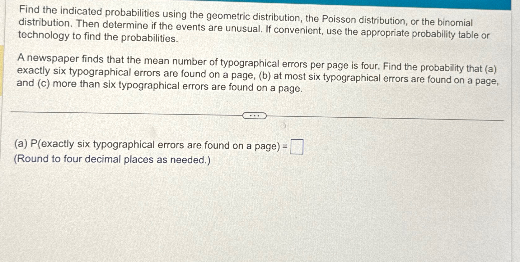 Solved Find the indicated probabilities using the geometric | Chegg.com