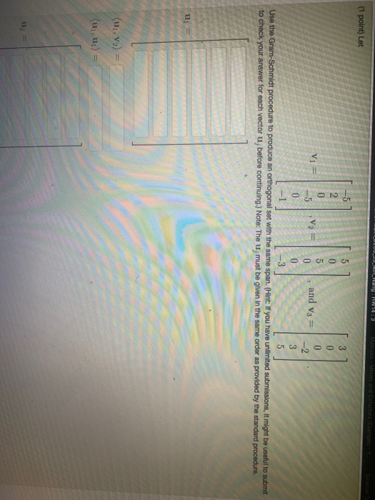 Solved Long HW14:3 (1 point) Let ia and 0 Use the | Chegg.com