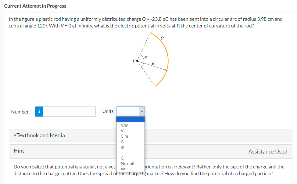 Solved Current Attempt in ProgressIn the figure a plastic | Chegg.com