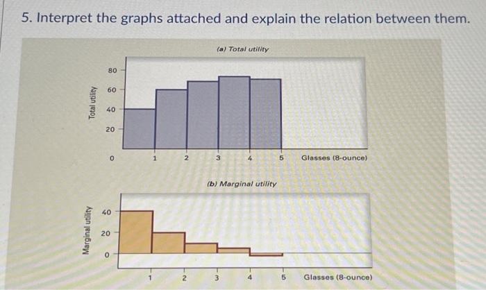 Solved 5. Interpret the graphs attached and explain the | Chegg.com