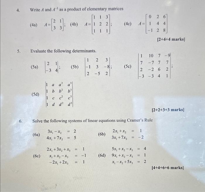 Solved 1. Find each of the following systems: (i) Write the | Chegg.com
