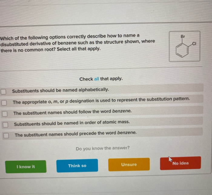 Solved Br Which of the following options correctly describe | Chegg.com