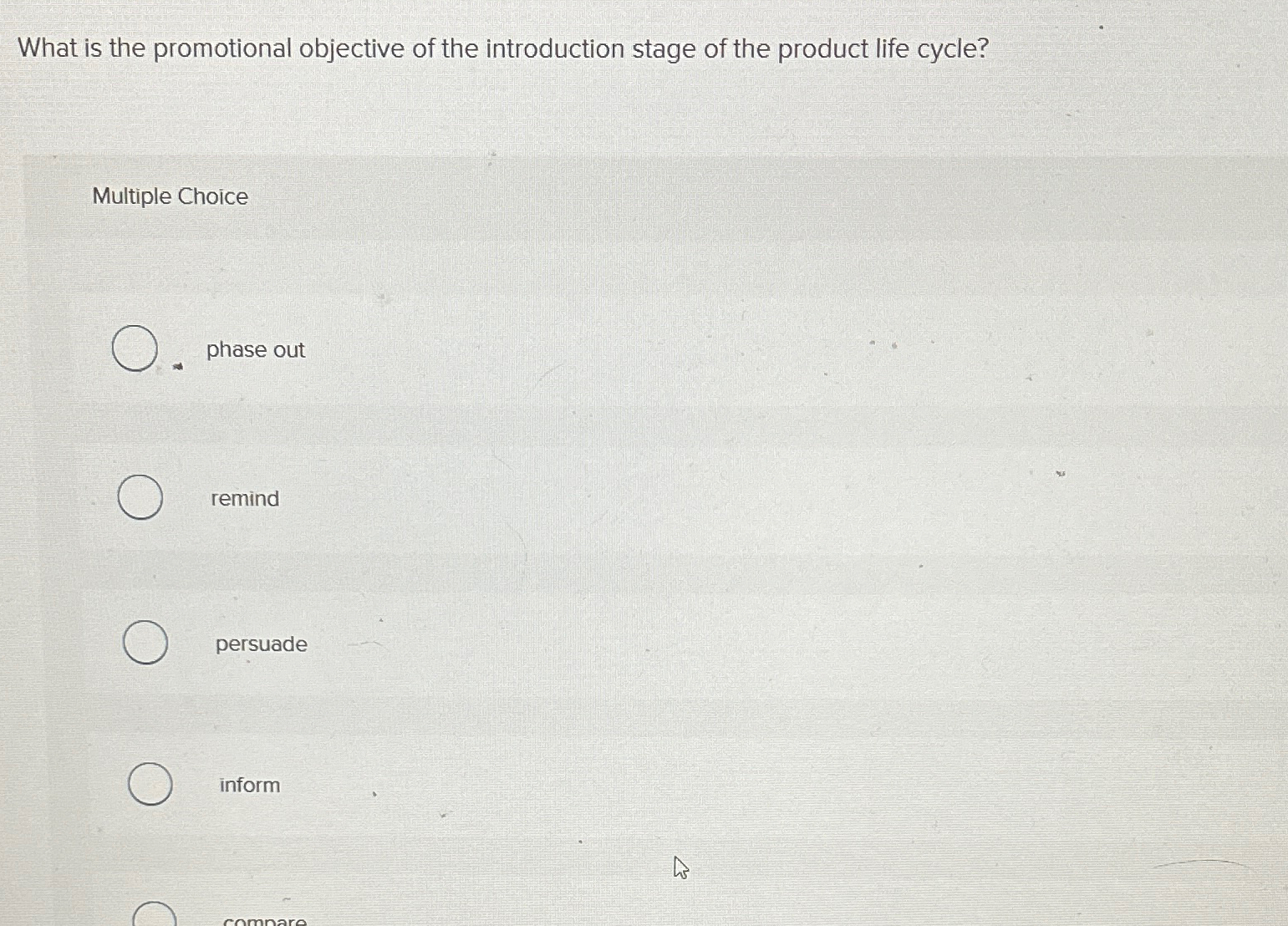 Solved What is the promotional objective of the introduction | Chegg.com