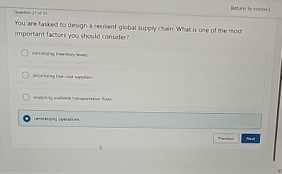 Solved Return to contentQuestion 27 ﻿al 92You are tasked to | Chegg.com
