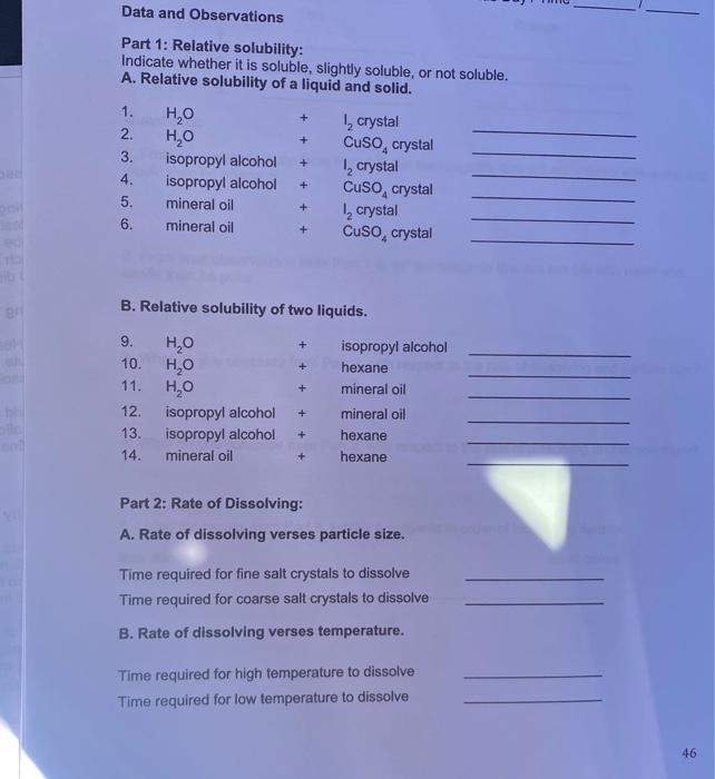 Solved Name Data and Observations Part 1: Relative | Chegg.com